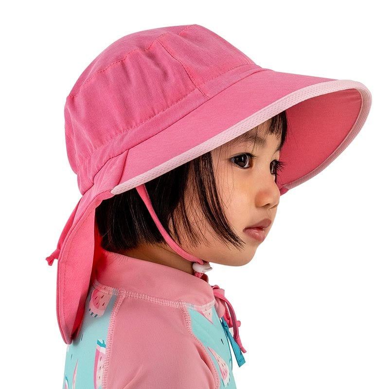 Kids Water Repellent Xplorer Hats | Watermelon Pink | Jan & Jul