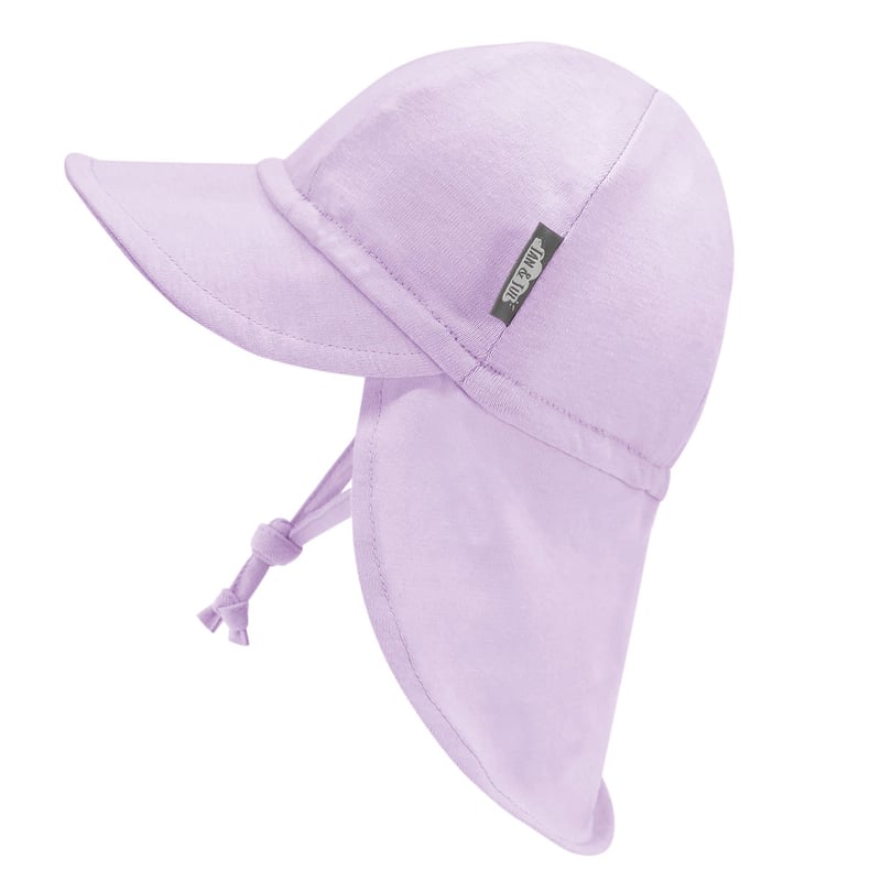 Sun Soft Baby Caps | Lavender with Neck Flap UPF50+ | Jan & Jul