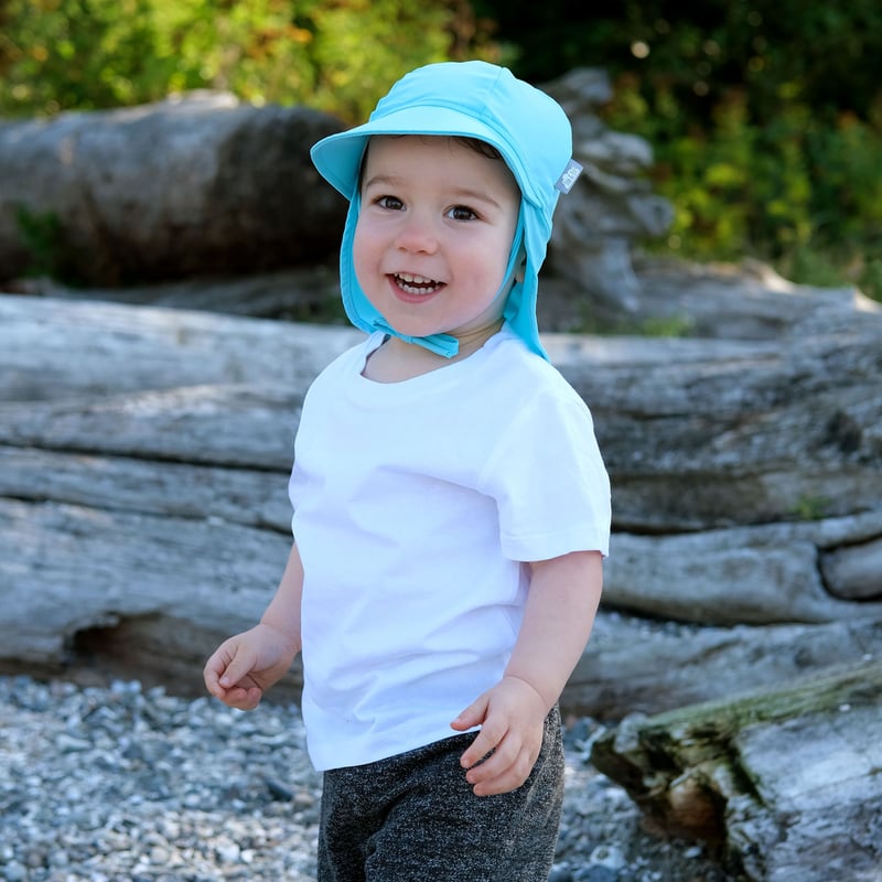 Sun Soft UV Baby Caps | Lagoon Baby Beach Hat | Jan & Jul