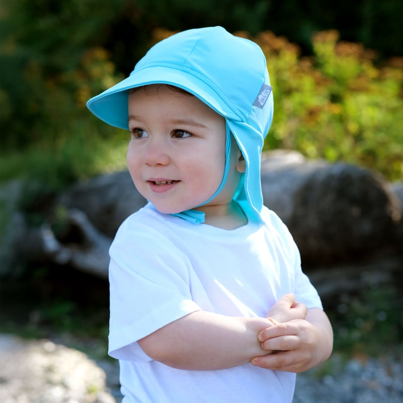 Sun Soft UV Baby Caps | Lagoon Baby Beach Hat | Jan & Jul