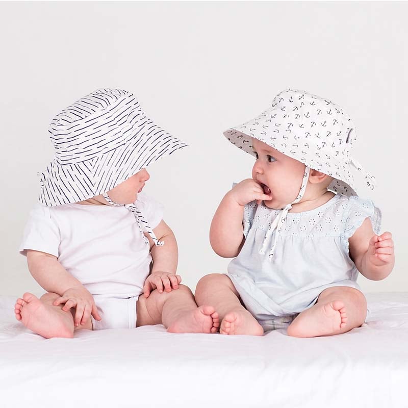 Kids Cotton Bucket Hats | Anchor for Toddlers | Jan & Jul