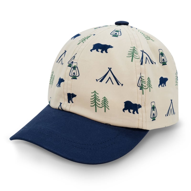 Kids Lite Baseball Caps | Bear Camp for Toddlers | Jan & Jul