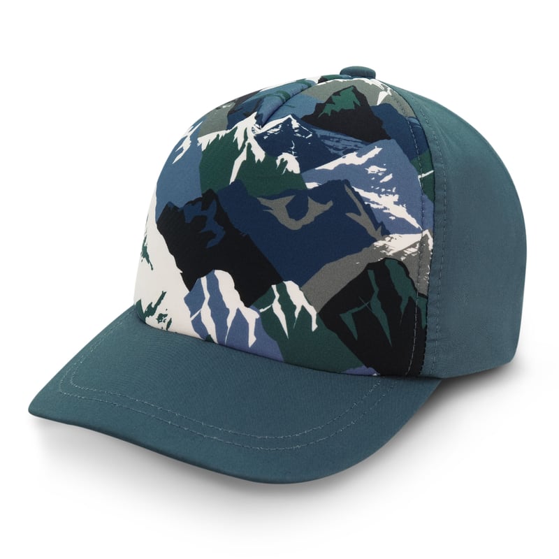 Kids UV Baseball Caps | Mountains UPF50+ Snapback | Jan & Jul