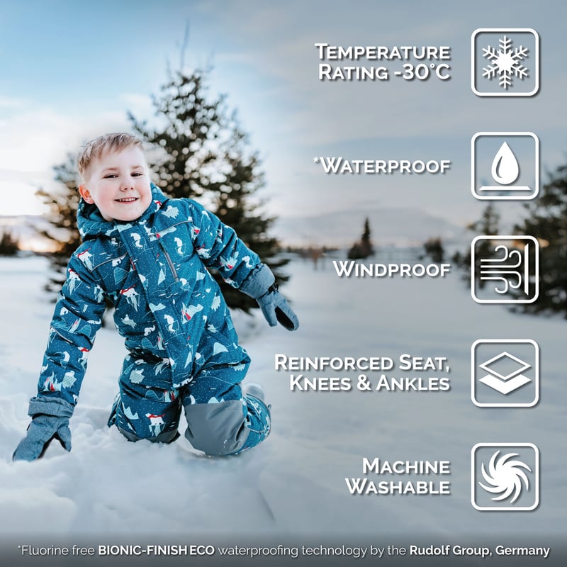 Kids Waterproof Snowsuit | Arctic for Toddlers | Jan & Jul
