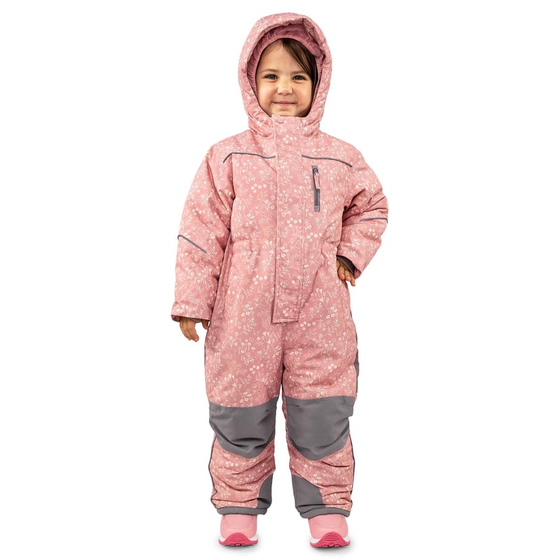 Kids Waterproof Snowsuit | Prairie Flowers for Toddlers | Jan & Jul