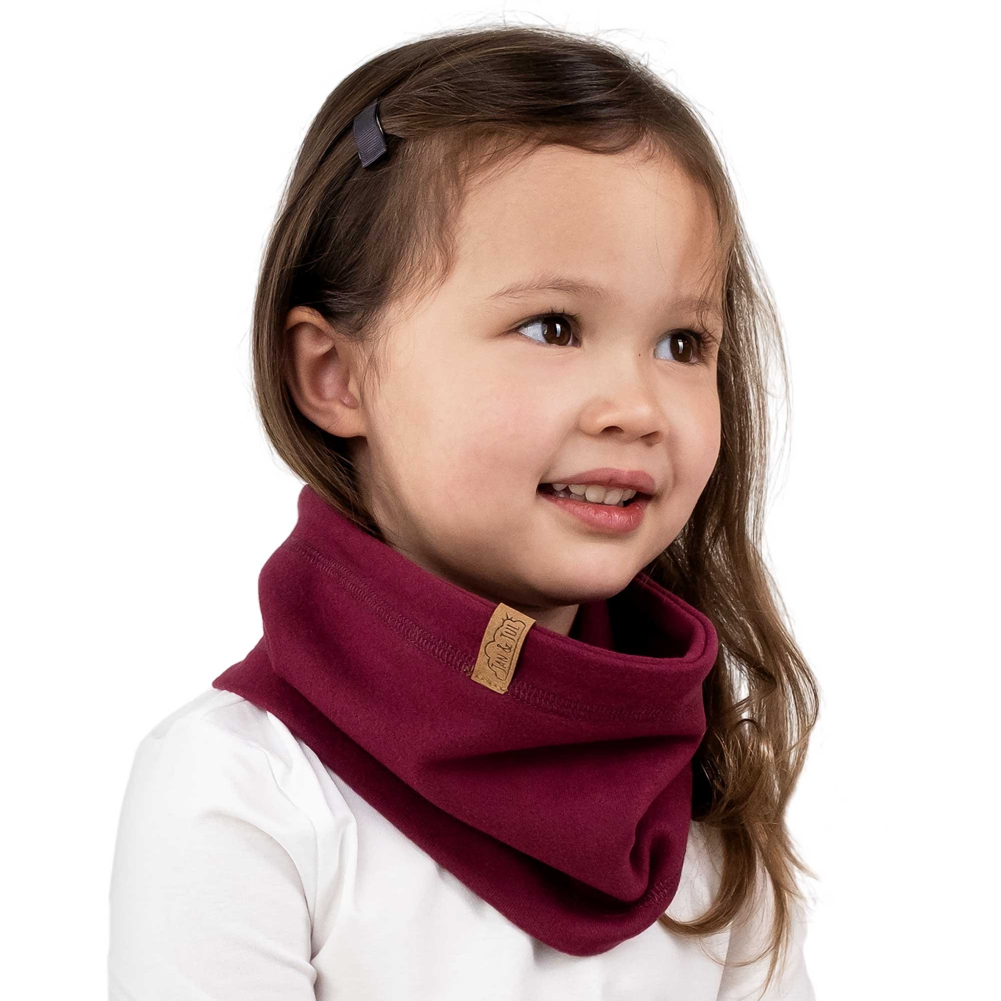 Kids Thermal Neck Warmer | Mulberry, Toddler Neck Gaiter | Jan & Jul