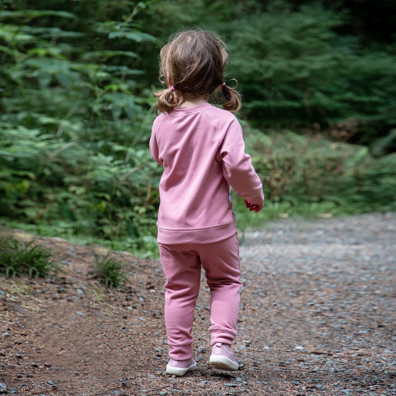 Kids Base Layer Set | Dusty Rose Thermals for Toddlers | Jan & Jul