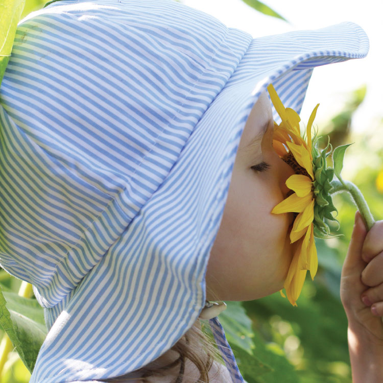 Kids Cotton Sun Hats | Jan & Jul