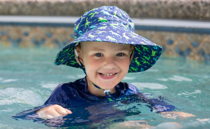 Kids Water Repellent Bucket Hats | Jan & Jul