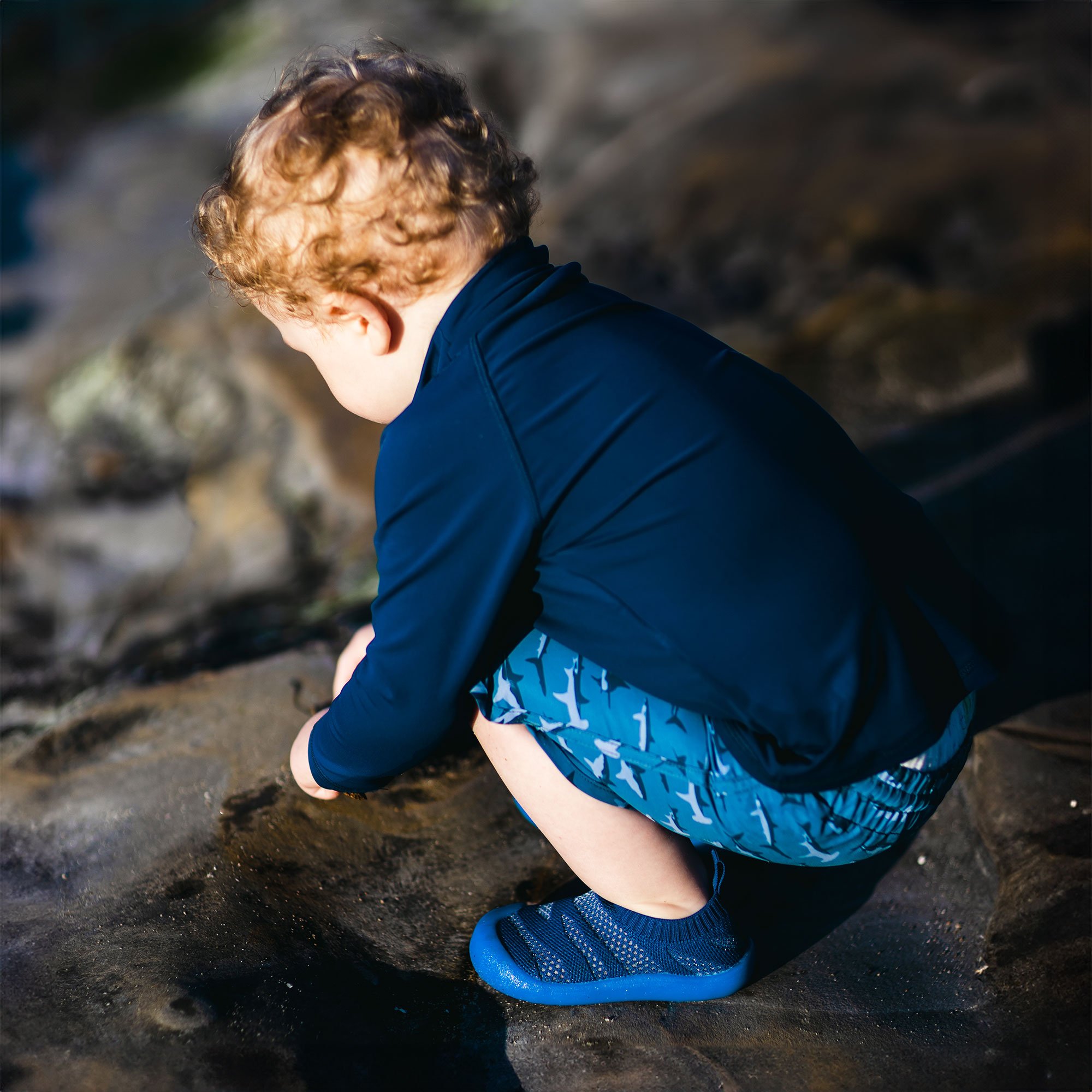 Kids Jelly Jumper Flow Shoes | Atlantic Blue | Jan & Jul