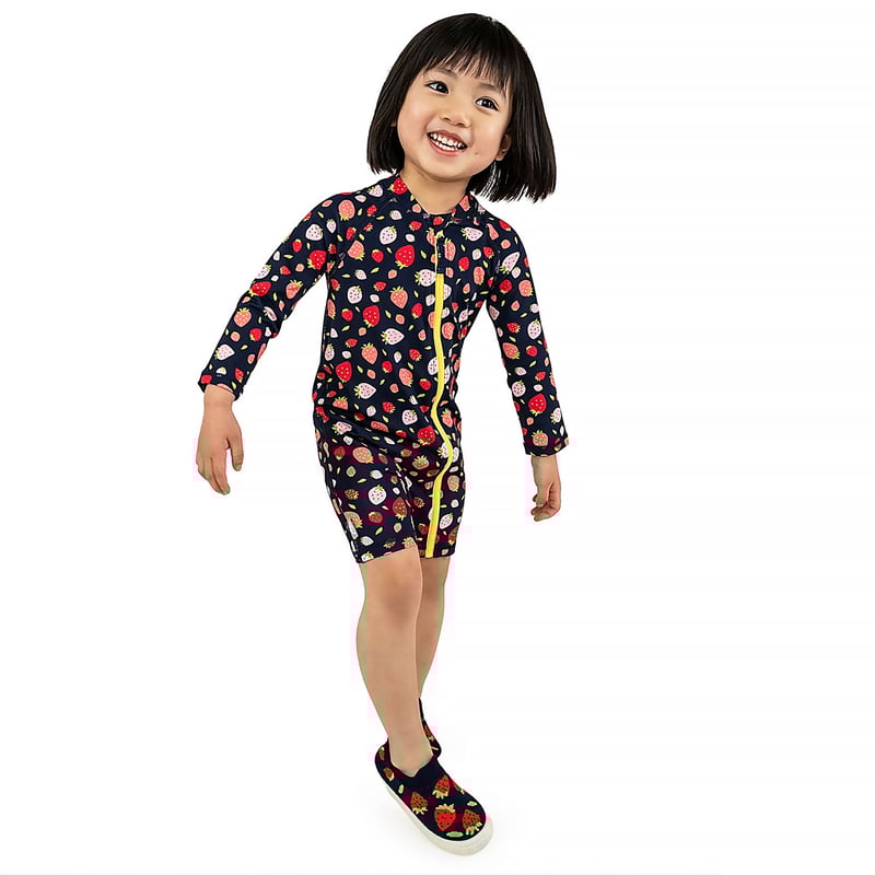 Kids One Piece UV Sun Suit | Strawberry for Babies | Jan & Jul