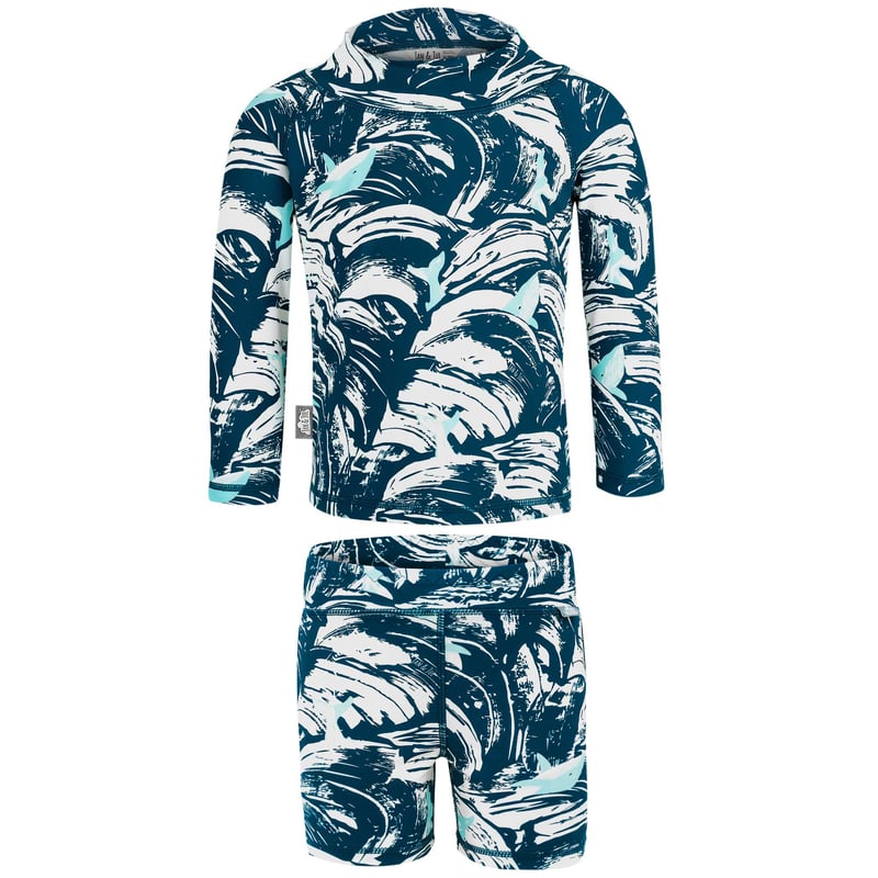 Kids UV Rashguard Set | Wave Rider 2-Piece Swimsuit | Jan & Jul
