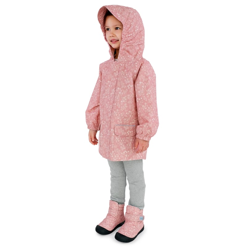 Kids Shell Jacket | Prairie Flowers Waterproof Raincoat | Jan & Jul
