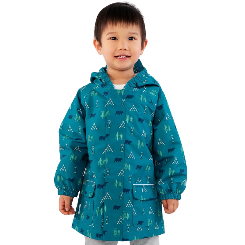 Kids Shell Jacket | Summer Camp Waterproof Raincoat | Jan & Jul