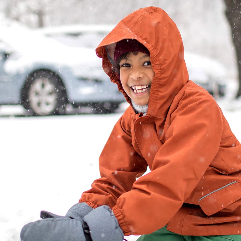 Kids Shell Jacket | Terracotta , Waterproof Raincoat | Jan & Jul