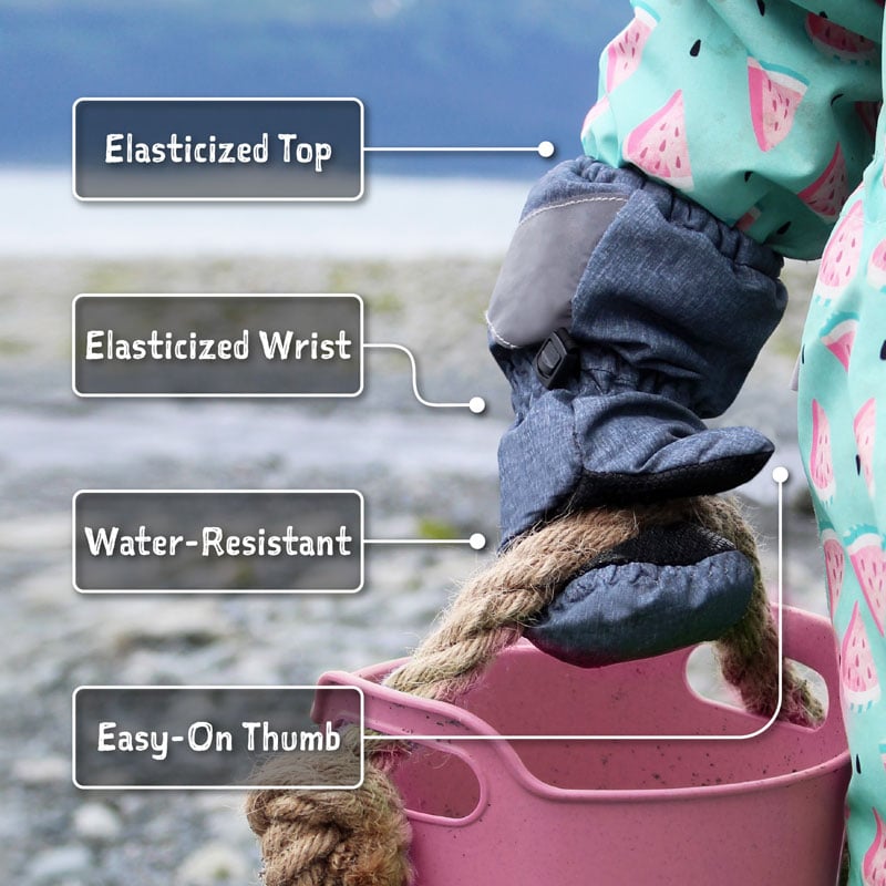 Water-Resistant Mittens | Jan & Jul