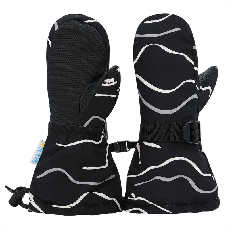 Kids Waterproof Mittens | Bear Mountain Snow Mitts | Jan & Jul