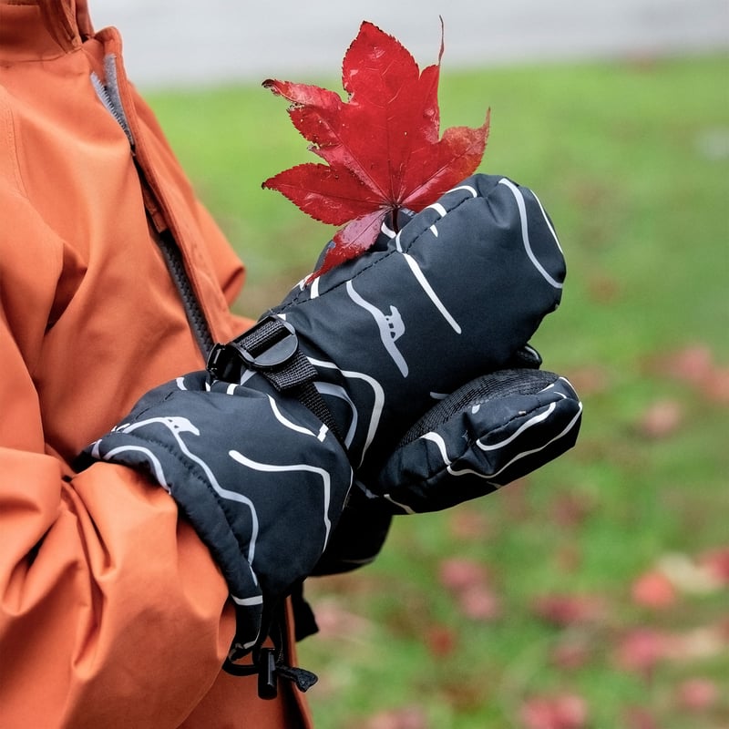 Kids Waterproof Mittens | Bear Mountain Snow Mitts | Jan & Jul