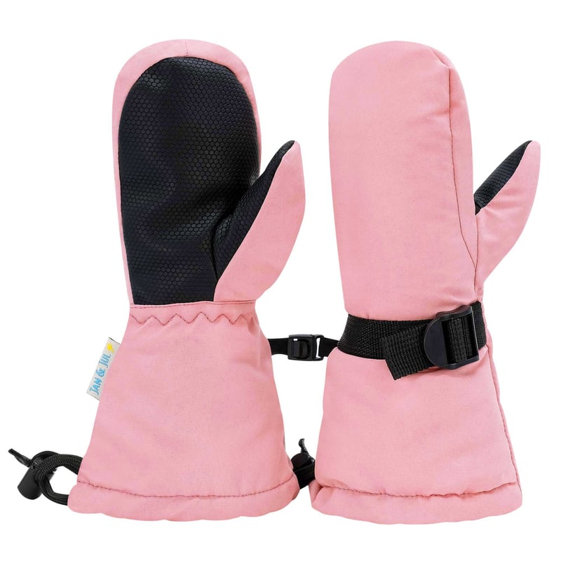 Kids Waterproof Mittens | Dusty Pink Snow Mitts | Jan & Jul