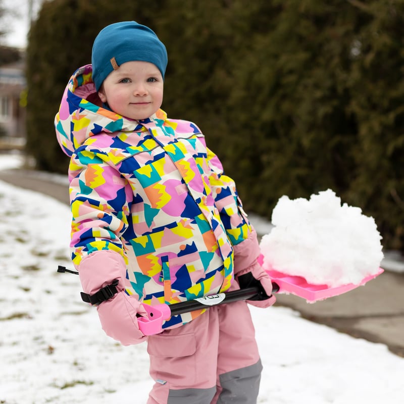Kids Waterproof Mittens | Dusty Pink Snow Mitts | Jan & Jul