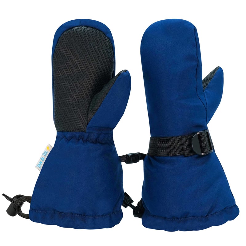 Kids Waterproof Mittens | Nebula Blue Snow Mitts | Jan & Jul