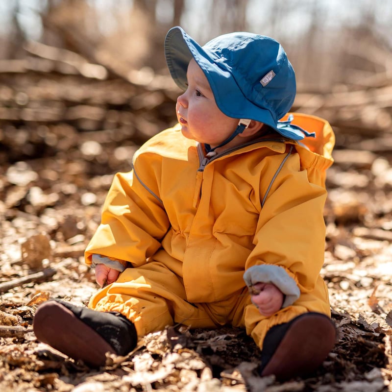 Kids Thin-Lined Rain Suits | Yellow | Jan & Jul