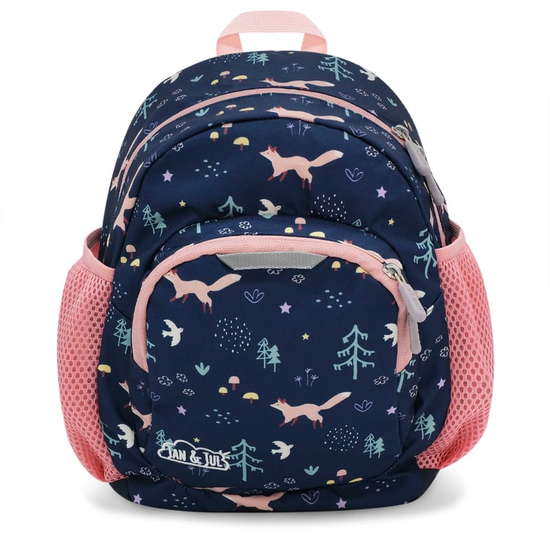 Kids Mini Backpacks | Navy Forest for Toddlers | Jan & Jul