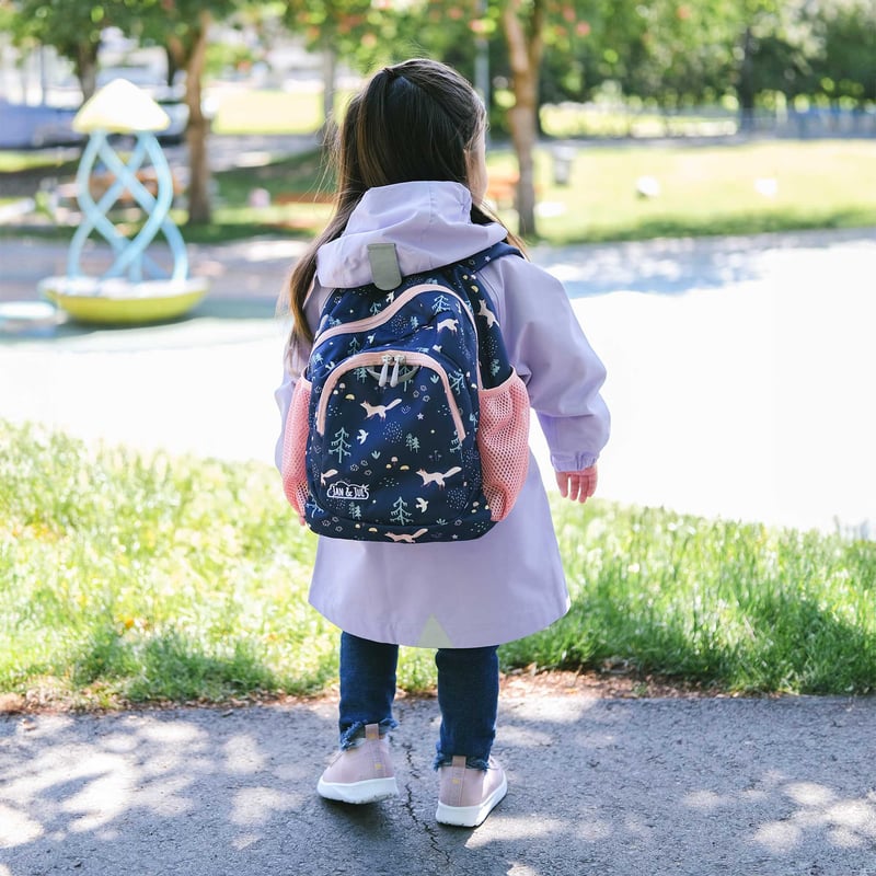 Kids Mini Backpacks | Navy Forest for Toddlers | Jan & Jul
