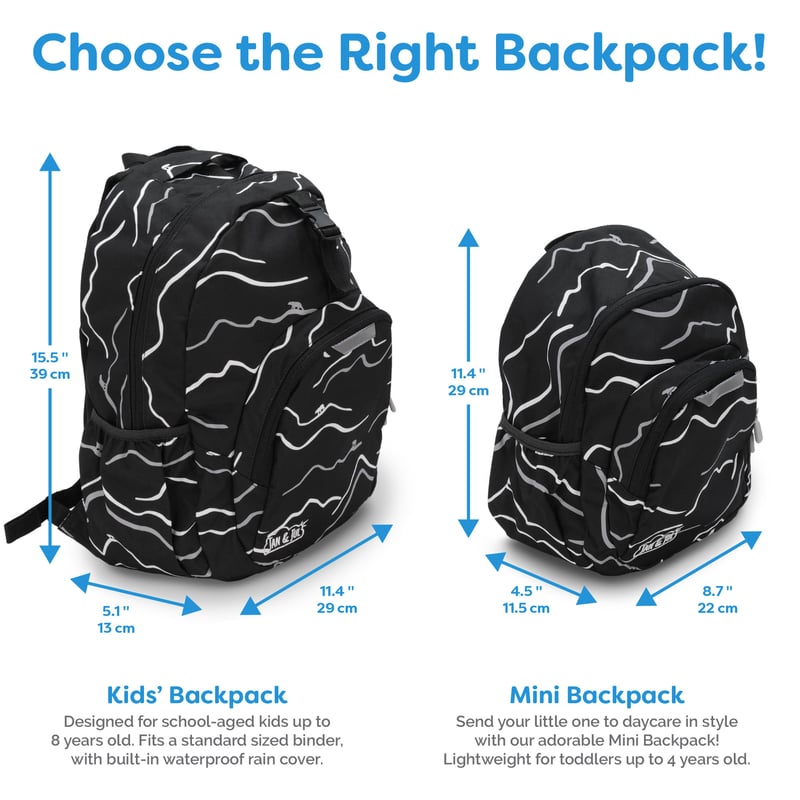 Kids Backpacks | Pink Rainbow School Bag for Kids | Jan & Jul