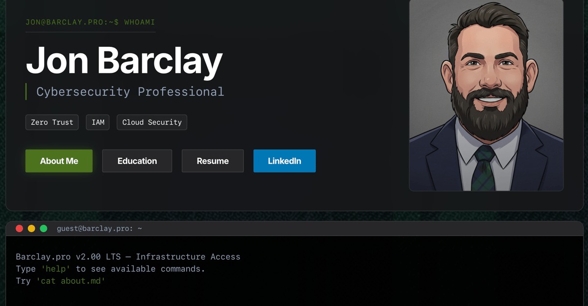 Jon Barclay - Deputy CISO & Cybersecurity Professional | Jon Barclay
