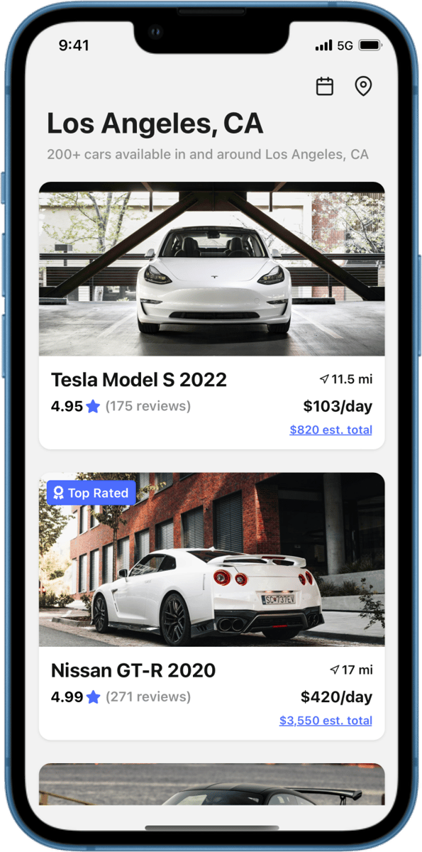Card Lists - React Native Components by WithFrame