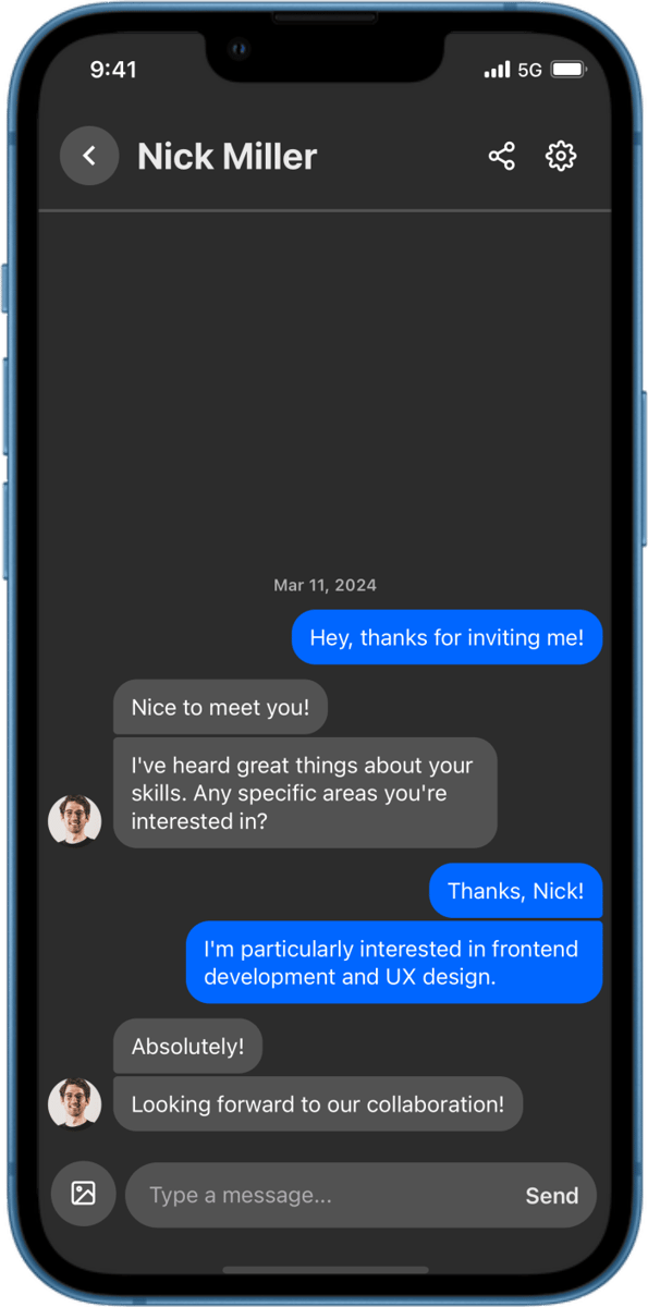Chat Screens - React Native Components by WithFrame Chat Screens - React Native Components by WithFrame