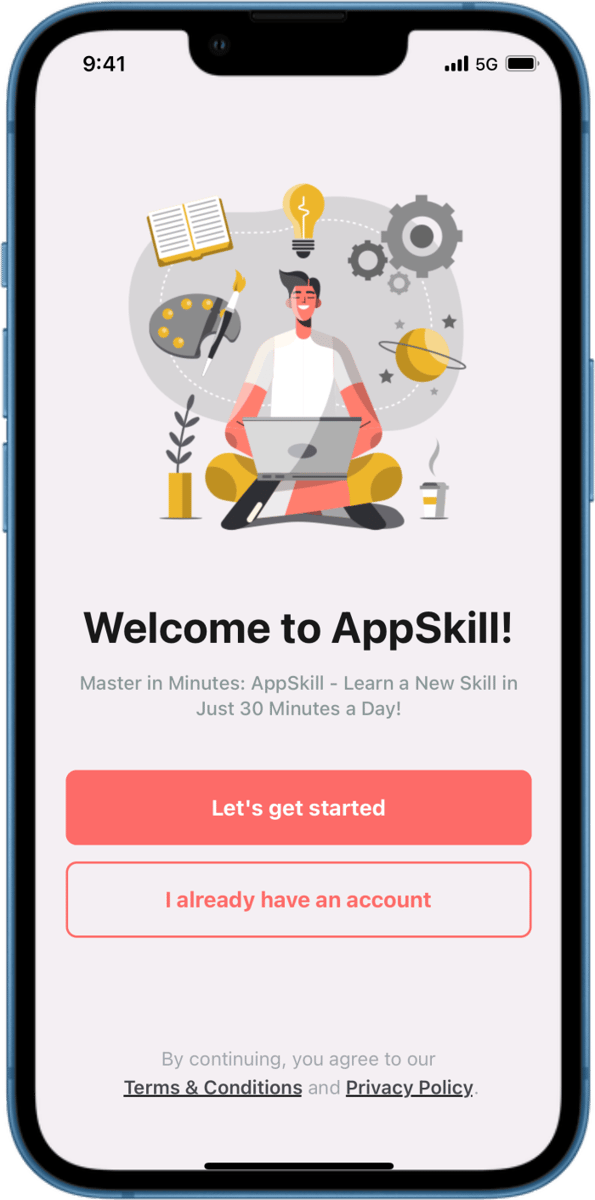 Landing Pages - React Native Components by WithFrame