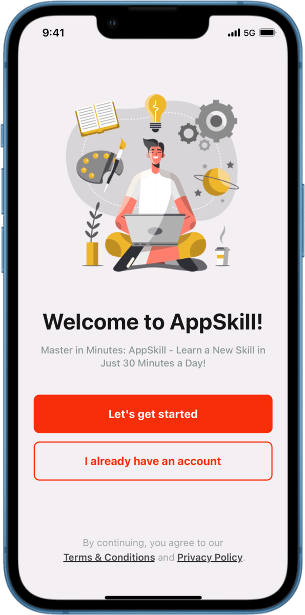 Landing Pages - React Native Components by WithFrame