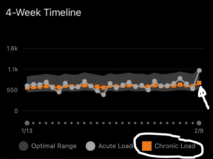 Garmin adds Training Load Ratio and Chronic Load
