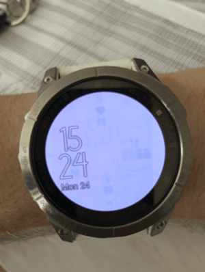 Garmin AMOLED Screen burn In - Issues continue to spread