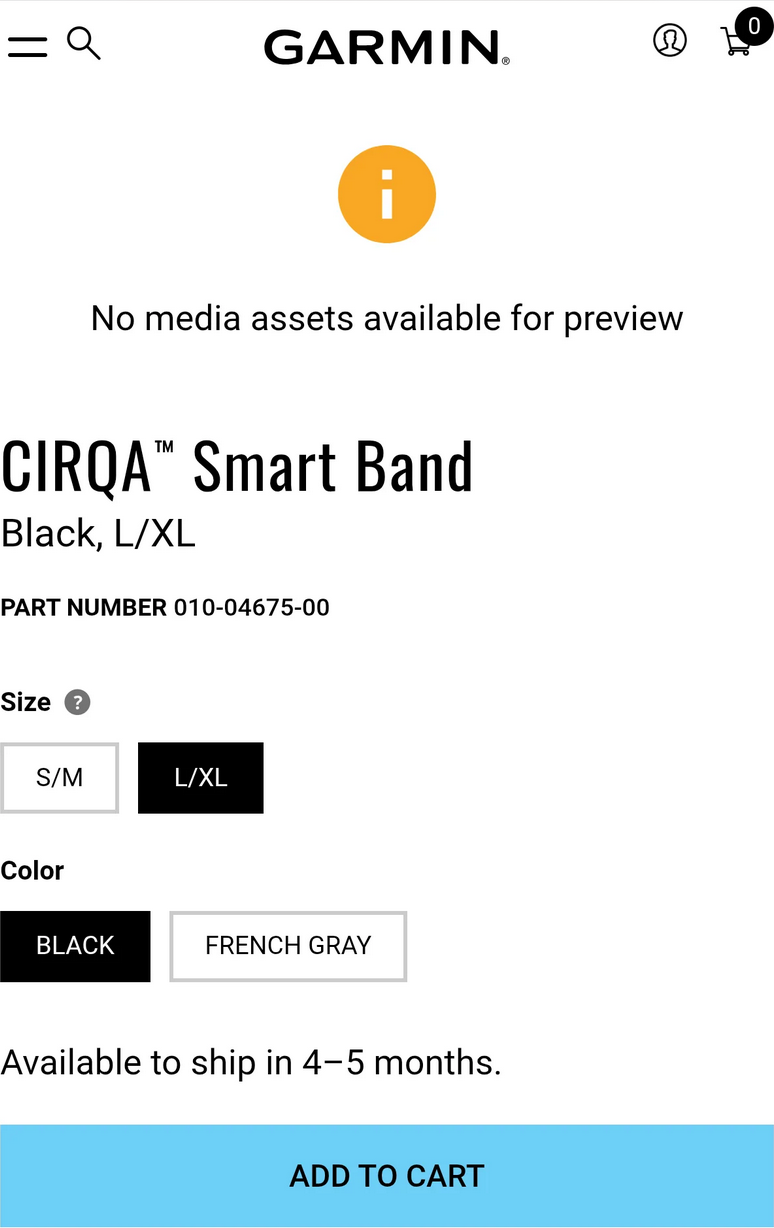 Garmin CIRQA Smart Wrist Band - First Proper Image - All We Know So Far ...