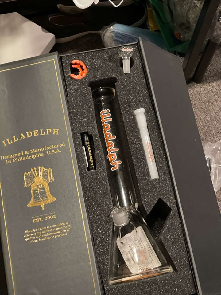 Orange Illadelph 5mm Beaker | GlassPass