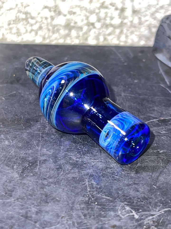Cobalt bubble cap | Shop Carb Caps on GlassPass