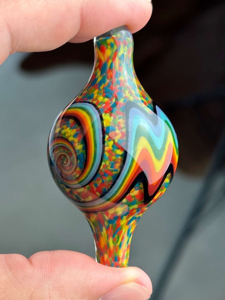 Chuck B Glass - Bubble Cap | Shop Chuck B on GlassPass