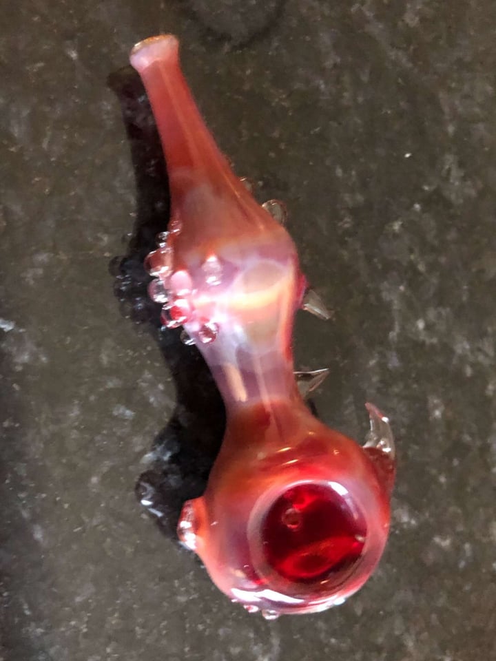 Spiky red spoon | GlassPass