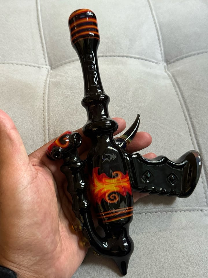 Darby Raygun Sherlock bubbler | Shop Darby Holm on GlassPass