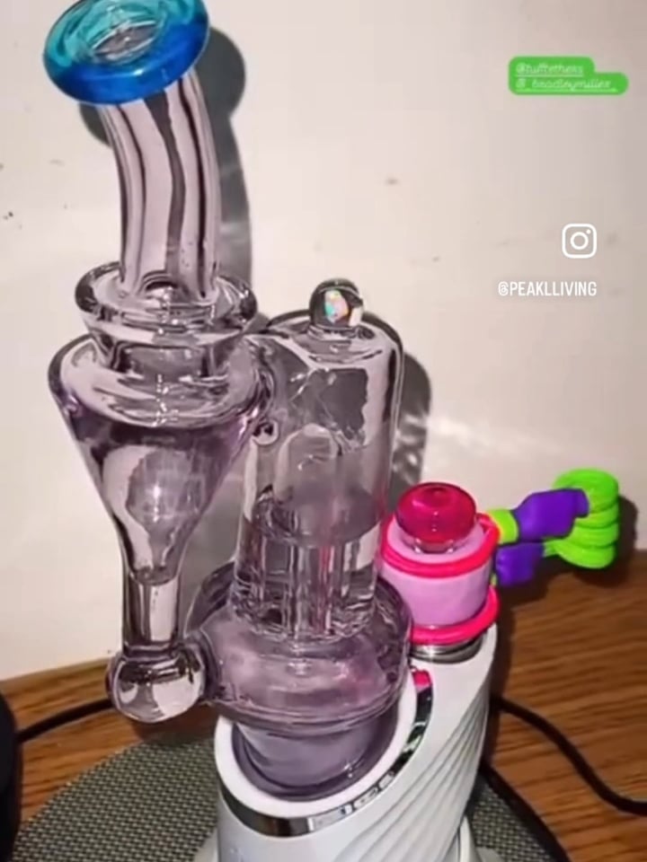 RBR Opal Puffco Peak Attachment + Ball Cap (Full Color ) Elevar Glass ...