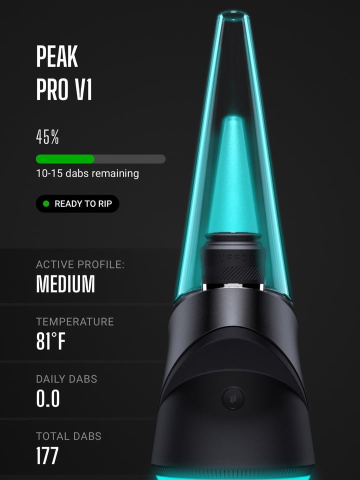 Peak Pro v1 + 3dxl chamber (used) | Shop Puffco on GlassPass