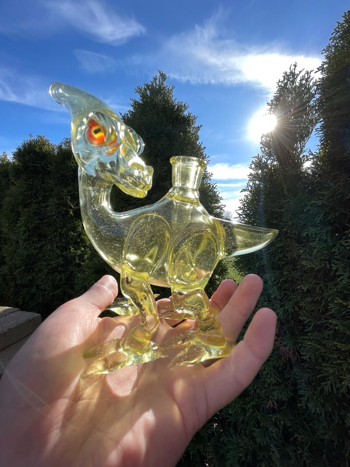 Elbo Glass Parasaurus | Shop Elbo on GlassPass