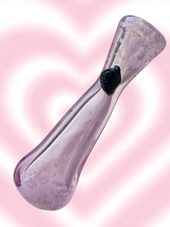 3.5” Light Pink 🍬 Chillum w... | Shop Chillums on GlassPass