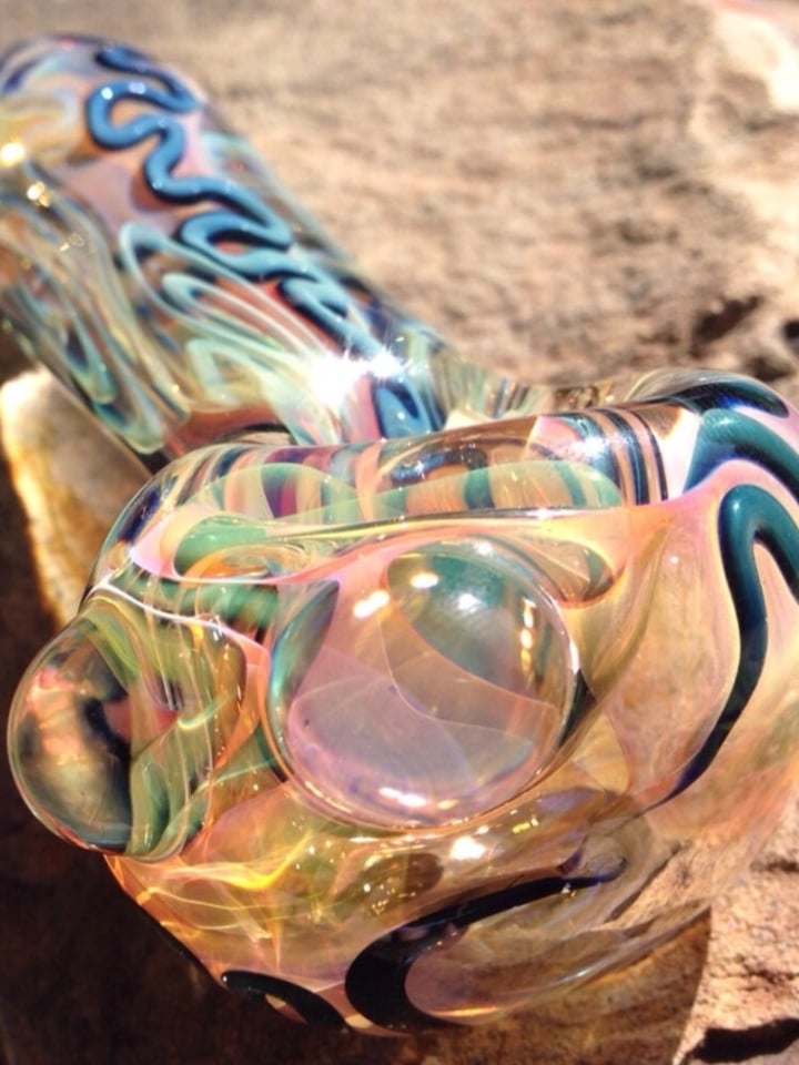 Large Chromatic Handblown Colo... | Shop Spoons on GlassPass