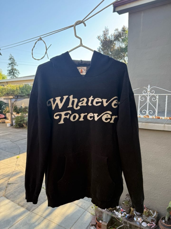 GZ1 Whatever Forever knit hoodie L | Shop GZ1 on GlassPass