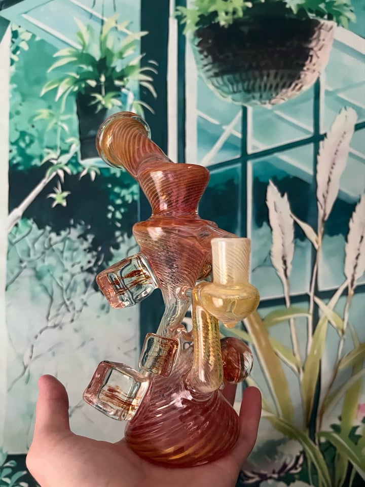 Fat pinky fumed recycler | Shop Heady Rigs on GlassPass