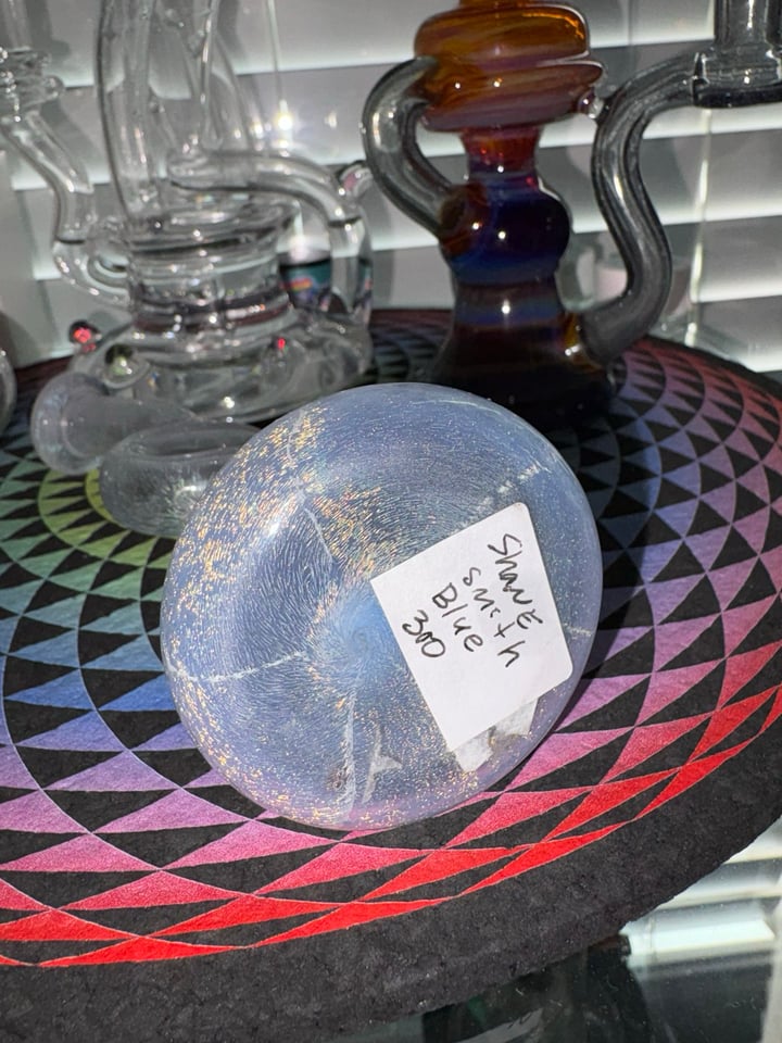 Blue Satin UV Bubbler | Shop Shane Smith on GlassPass